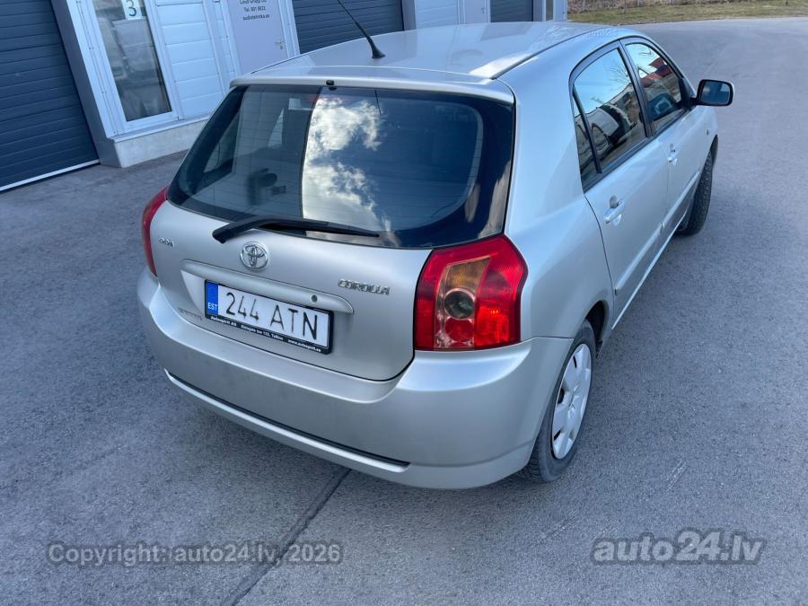 Grey Toyota Corolla 2005 in Tallinn, with an engine capacity of 1.60 L and mileage of 275 thousand km for 1999 €, photo 17 on AUTOMOTO.COM.LV