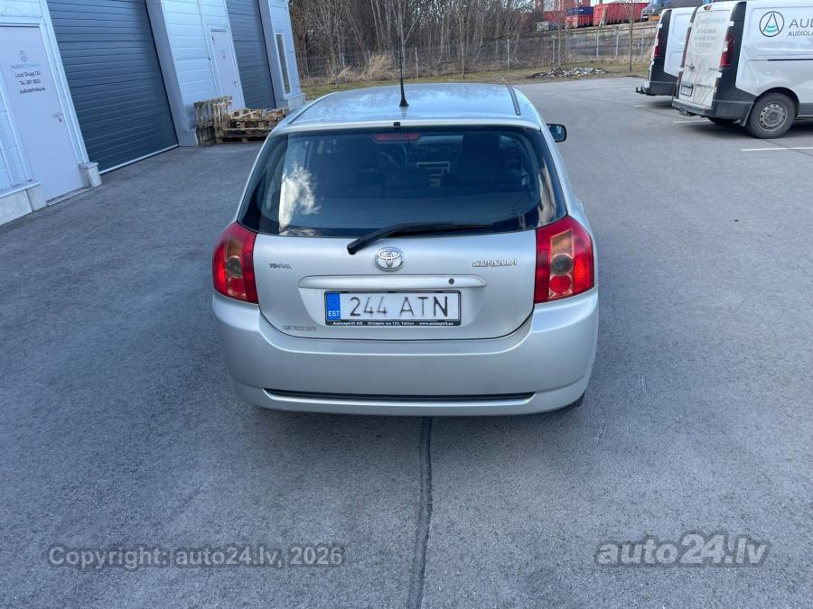 Grey Toyota Corolla 2005 in Tallinn, with an engine capacity of 1.60 L and mileage of 275 thousand km for 1999 €, photo 18 on AUTOMOTO.COM.LV