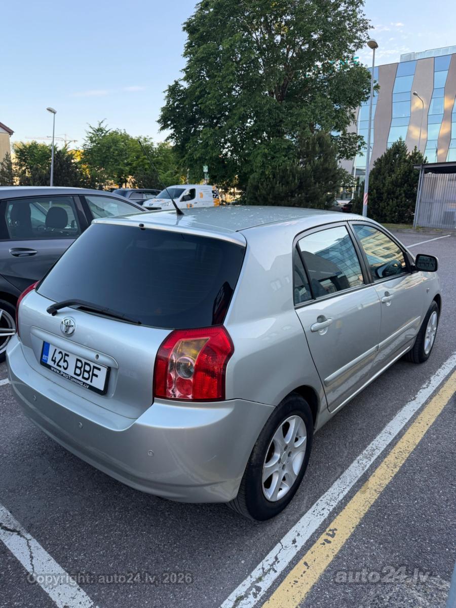 Pelēks Toyota Corolla 2005 Tallina, ar dzinēja tilpumu 1.40 L un nobraukumu 244 tūkst. km par 1699 €, foto 5 vietnē AUTOMOTO.COM.LV