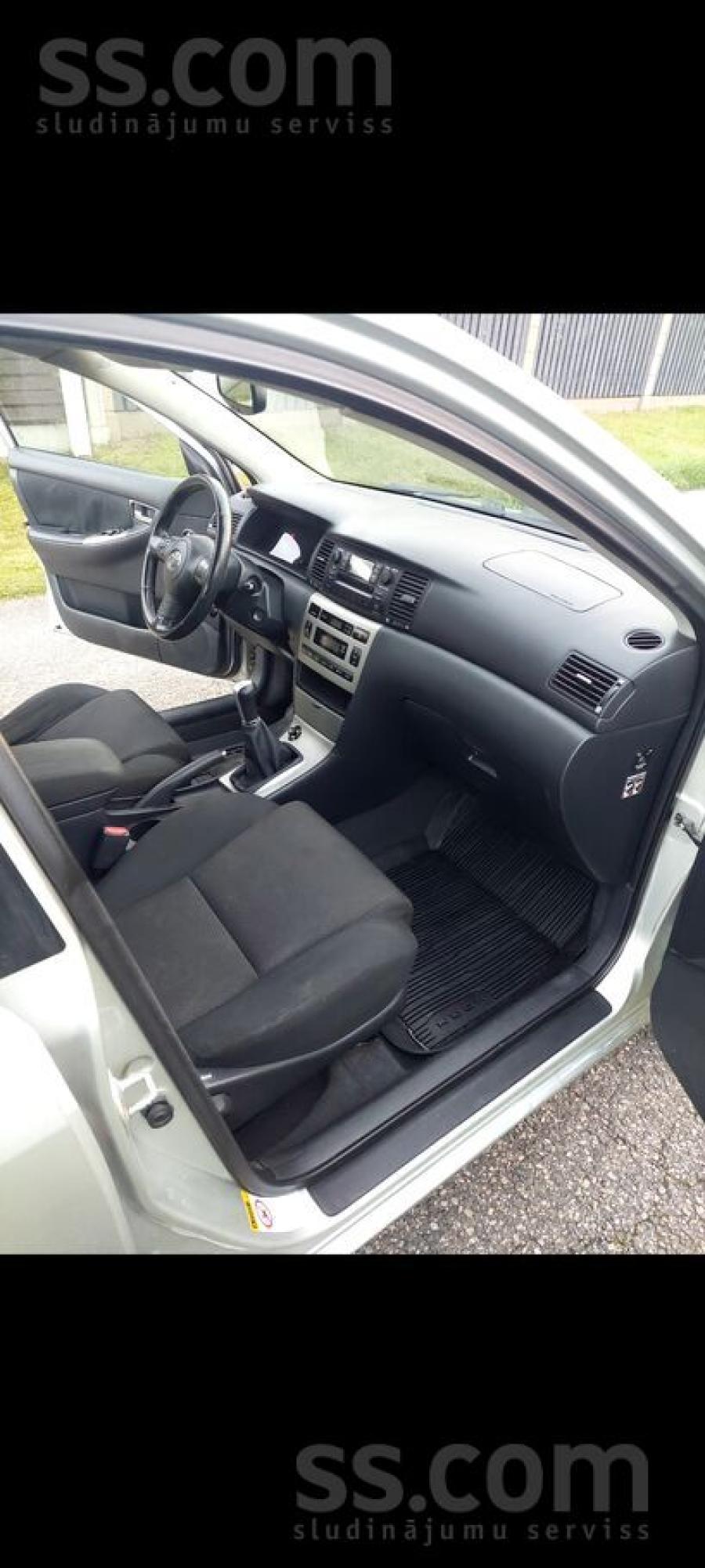 Pelēks Toyota Corolla 2005 Rīga, ar dzinēja tilpumu 2.00 L un nobraukumu 237 tūkst. km par 2350 €, foto 15 vietnē AUTOMOTO.COM.LV