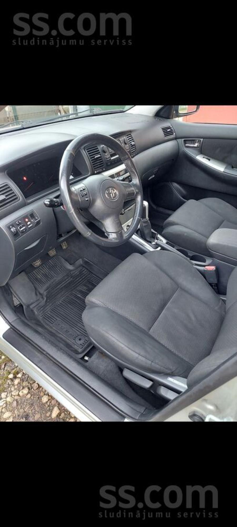Pelēks Toyota Corolla 2005 Rīga, ar dzinēja tilpumu 2.00 L un nobraukumu 237 tūkst. km par 2350 €, foto 16 vietnē AUTOMOTO.COM.LV