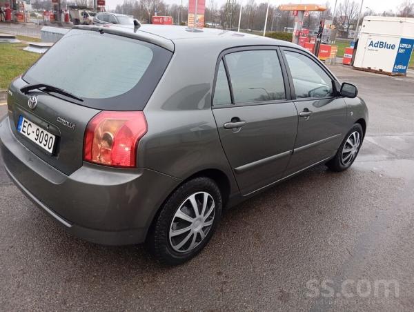 Grey Toyota Corolla 2006 in Riga, with an engine capacity of 1.60 L and mileage of 229 thousand km for 2900 €, photo 4 on AUTOMOTO.COM.LV