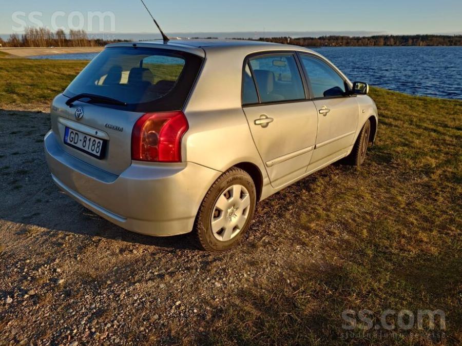 Grey Toyota Corolla 2006 in Ogre, with an engine capacity of 1.40 L and mileage of 146 thousand km for 2100 €, photo 4 on AUTOMOTO.COM.LV
