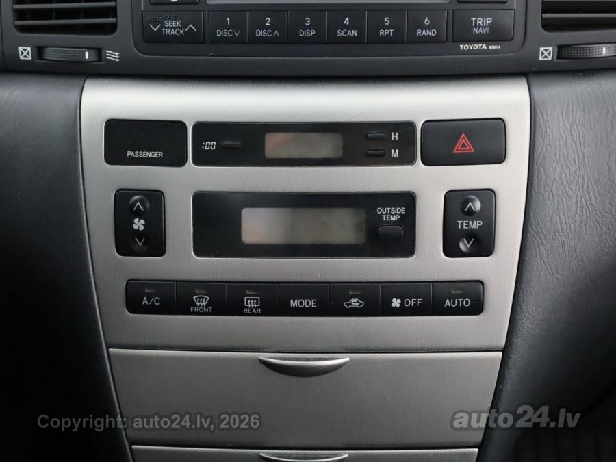Grey Toyota Corolla 2006 in Tallinn, with an engine capacity of 1.60 L and mileage of 139 thousand km for 2599 €, photo 9 on AUTOMOTO.COM.LV