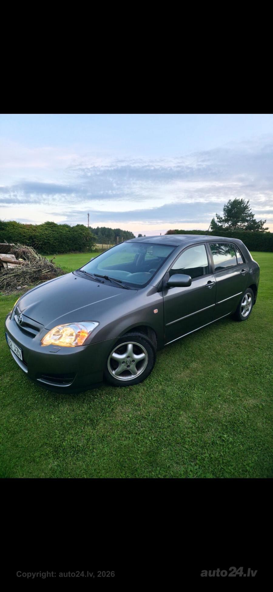 Grey Toyota Corolla 2006 in Elva, with an engine capacity of 1.40 L and mileage of 429 thousand km for 2499 €, photo 1 on AUTOMOTO.COM.LV