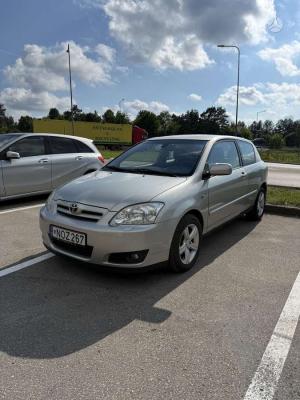 Grey Toyota Corolla 2007 in Vilnius, with an engine capacity of 1.60 L and mileage of 145 thousand km for 1900 €, photo  on AUTOMOTO.COM.LV