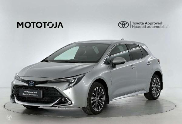 Pelēks Toyota Corolla 2023 Viļņa, ar dzinēja tilpumu 1.80 L un nobraukumu 52 tūkst. km par 21500 €, foto 1 vietnē AUTOMOTO.COM.LV