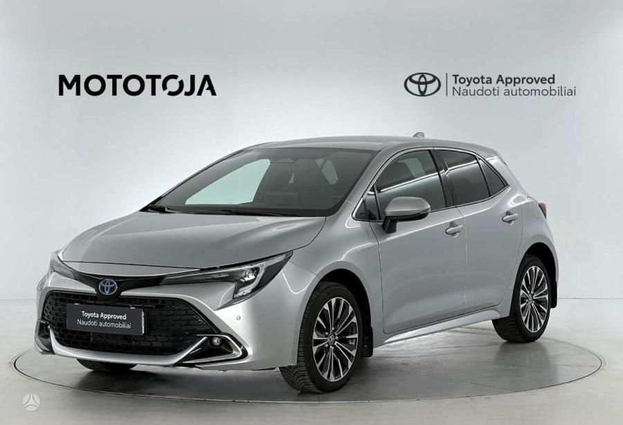 Pelēks Toyota Corolla 2023 Viļņa, ar dzinēja tilpumu 1.80 L un nobraukumu 52 tūkst. km par 21500 €, foto 1 vietnē AUTOMOTO.COM.LV
