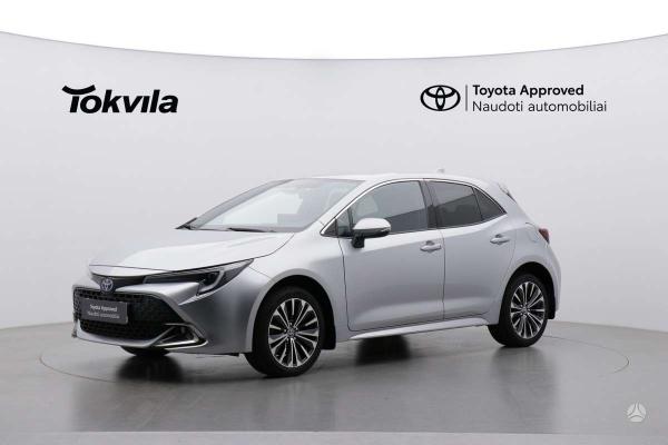 Pelēks Toyota Corolla 2023 Viļņa, ar dzinēja tilpumu 1.80 L un nobraukumu 65 tūkst. km par 21900 €, foto 1 vietnē AUTOMOTO.COM.LV