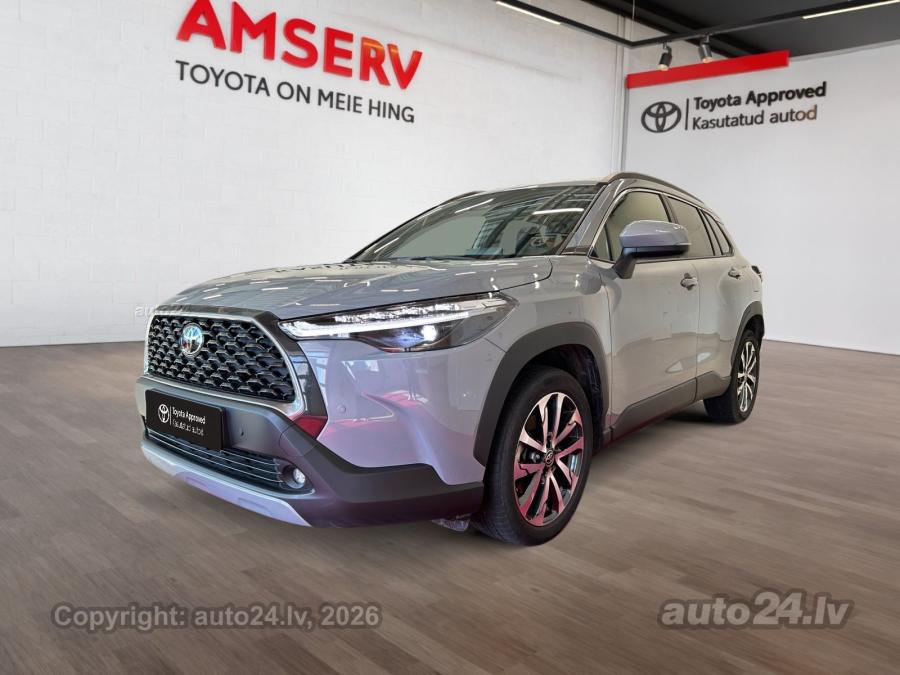 Pelēks Toyota Corolla 2024 Pērnava, ar dzinēja tilpumu 1.80 L un nobraukumu 31 tūkst. km par 31490 €, foto 1 vietnē AUTOMOTO.COM.LV