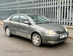 Grey Toyota Corolla 2003 in Tallinn, with an engine capacity of 1.60 L and mileage of 176 thousand km for 1799 €, photo  on AUTOMOTO.COM.LV