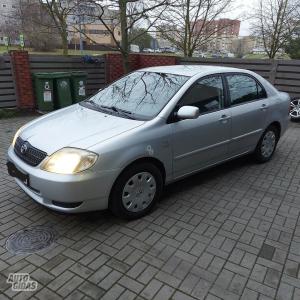 Grey Toyota Corolla 2003 in Kaunas, with an engine capacity of 1.60 L and mileage of 193 thousand km for 2000 €, photo  on AUTOMOTO.COM.LV