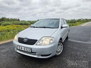 Grey Toyota Corolla 2004 in Jelgava, with an engine capacity of 1.40 L and mileage of 205 thousand km for 2300 €, photo  on AUTOMOTO.COM.LV