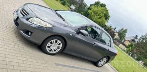 Grey Toyota Corolla 2008 in Riga, with an engine capacity of 1.60 L and mileage of 163 thousand km for 3200 €, photo  on AUTOMOTO.COM.LV