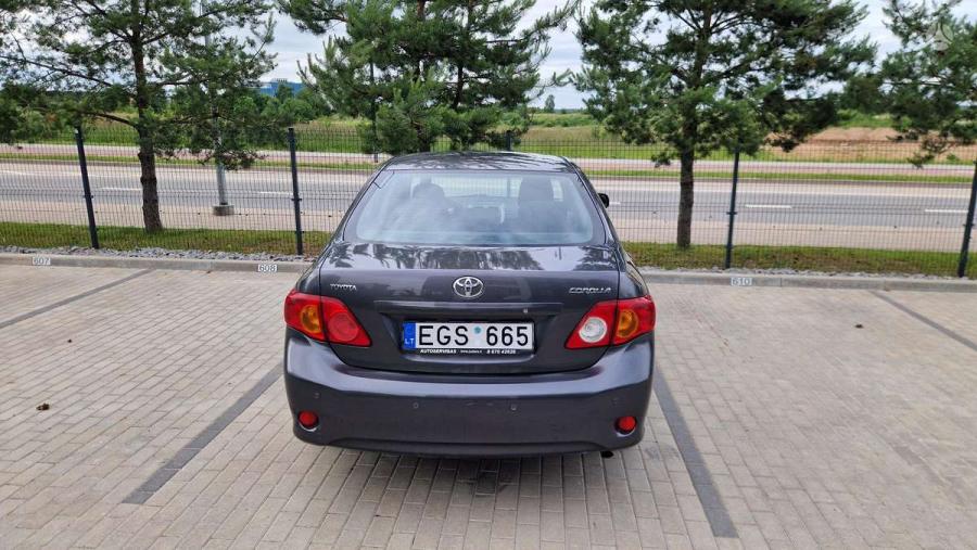 Серый Тойота Королла 2009 в Вильнюс, объемом двигателя 1.60 л и пробегом 120 тыс. км за 3899 €, фото 13 на AUTOMOTO.COM.LV