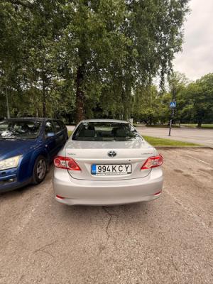 Pelēks Toyota Corolla 2012 Tartu, ar dzinēja tilpumu 1.30 L un nobraukumu 225 tūkst. km par 3700 €, foto 6 vietnē AUTOMOTO.COM.LV