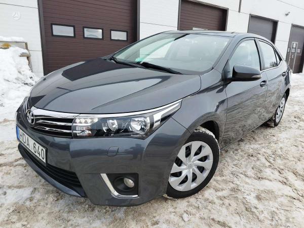 Pelēks Toyota Corolla 2014 Utena, ar dzinēja tilpumu 1.60 L un nobraukumu 128 tūkst. km par 6900 €, foto 3 vietnē AUTOMOTO.COM.LV