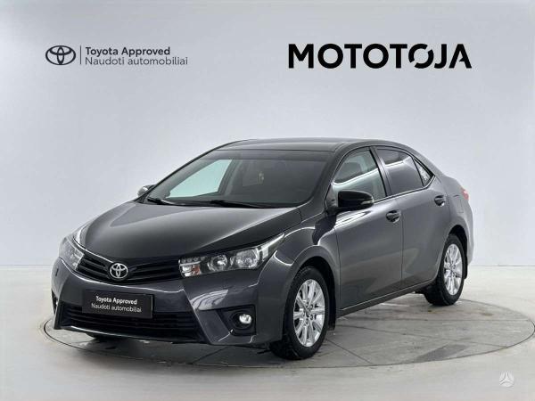 Grey Toyota Corolla 2015 in Vilnius, with an engine capacity of 1.60 L and mileage of 156 thousand km for 8500 €, photo 1 on AUTOMOTO.COM.LV