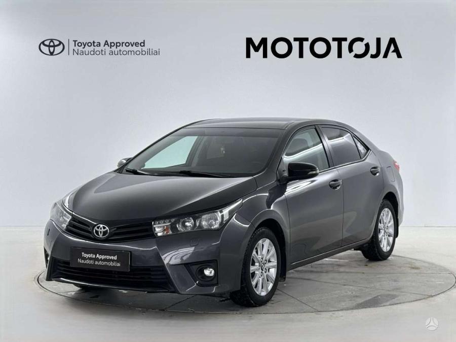 Pelēks Toyota Corolla 2015 Viļņa, ar dzinēja tilpumu 1.60 L un nobraukumu 156 tūkst. km par 8500 €, foto 1 vietnē AUTOMOTO.COM.LV