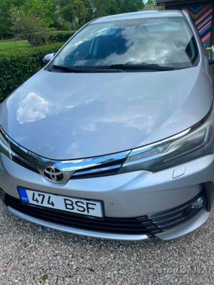 Pelēks Toyota Corolla 2016 Tallina, ar dzinēja tilpumu 1.60 L un nobraukumu 112 tūkst. km par 10500 €, foto  vietnē AUTOMOTO.COM.LV