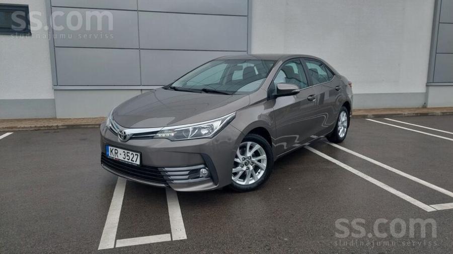 Grey Toyota Corolla 2017 in Riga, with an engine capacity of 1.60 L and mileage of 79 thousand km for 11990 €, photo 19 on AUTOMOTO.COM.LV