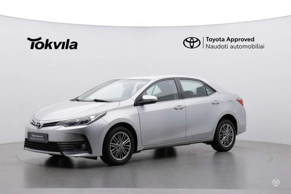 Grey Toyota Corolla 2018 in Vilnius, with an engine capacity of 1.60 L and mileage of 117 thousand km for 11900 €, photo 1 on AUTOMOTO.COM.LV