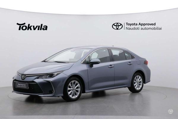 Grey Toyota Corolla 2019 in Vilnius, with an engine capacity of 1.60 L and mileage of 77 thousand km for 15500 €, photo 1 on AUTOMOTO.COM.LV