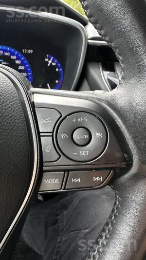 Grey Toyota Corolla 2019 in Riga, with an engine capacity of 1.60 L and mileage of 49 thousand km for 21500 €, photo 19 on AUTOMOTO.COM.LV