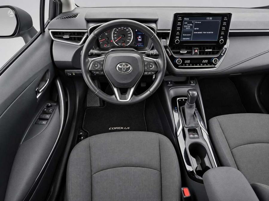 Grey Toyota Corolla 2020 in Vilnius, with an engine capacity of 1.60 L and mileage of 156 thousand km for 14990 €, photo 9 on AUTOMOTO.COM.LV