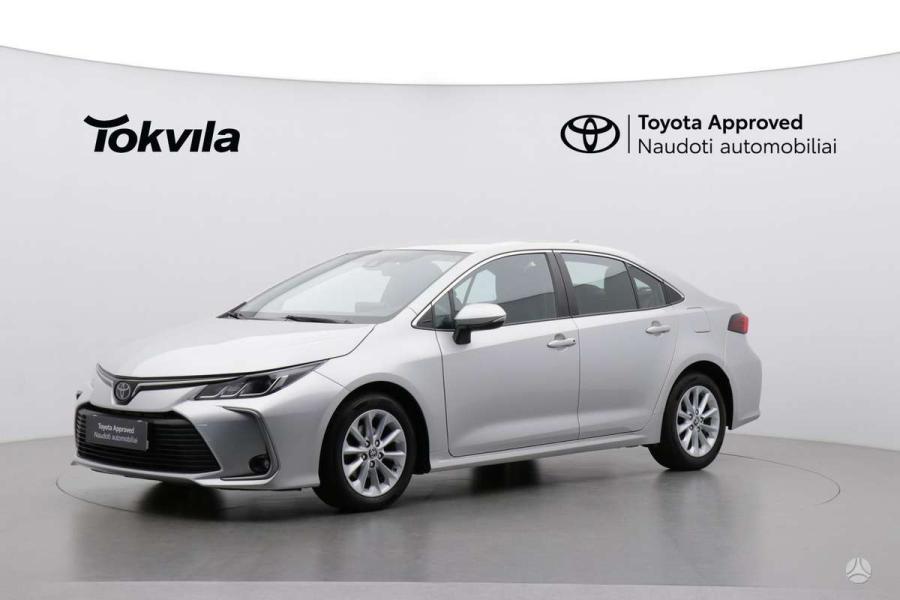 Pelēks Toyota Corolla 2021 Viļņa, ar dzinēja tilpumu 1.49 L un nobraukumu 114 tūkst. km par 16500 €, foto 1 vietnē AUTOMOTO.COM.LV