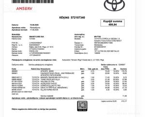 Grey Toyota Corolla 2021 in Riga, with an engine capacity of 1.50 L and mileage of 137 thousand km for 12820 €, photo 24 on AUTOMOTO.COM.LV