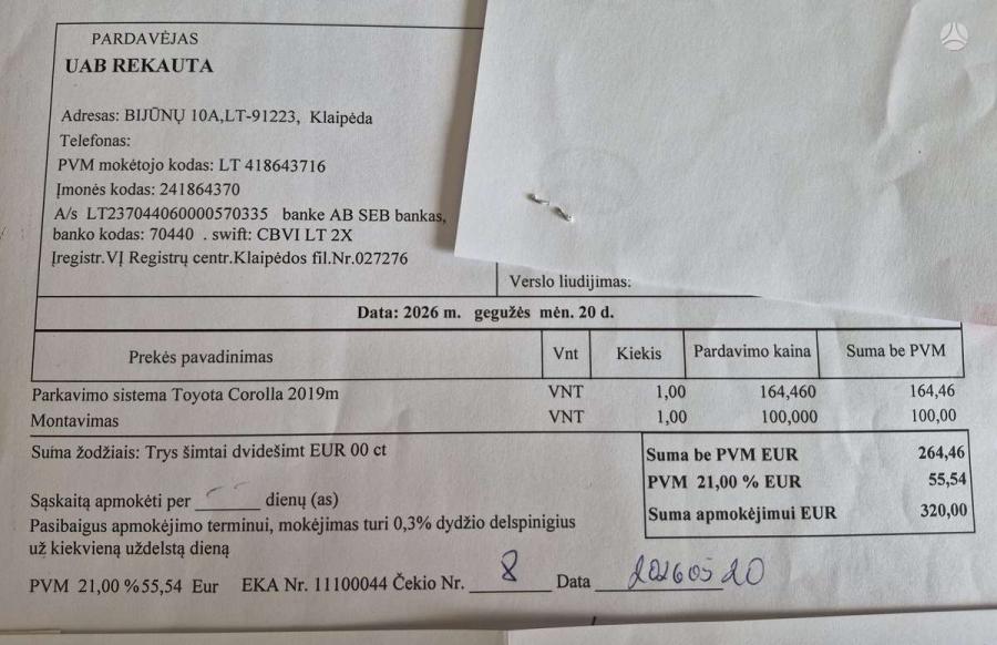 Pelēks Toyota Corolla 2022 Klaipėda, ar dzinēja tilpumu 1.49 L un nobraukumu 87 tūkst. km par 15500 €, foto 22 vietnē AUTOMOTO.COM.LV