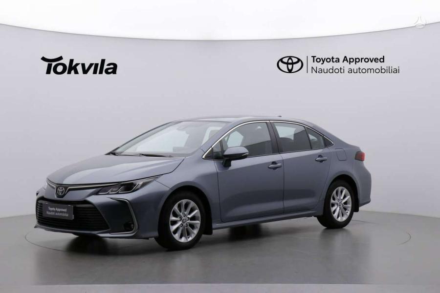 Pelēks Toyota Corolla 2023 Viļņa, ar dzinēja tilpumu 1.49 L un nobraukumu 38 tūkst. km par 16900 €, foto 1 vietnē AUTOMOTO.COM.LV