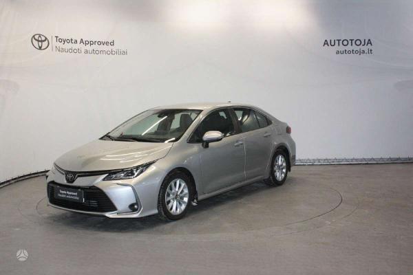 Pelēks Toyota Corolla 2023 Kauņa, ar dzinēja tilpumu 1.49 L un nobraukumu 69 tūkst. km par 16990 €, foto  vietnē AUTOMOTO.COM.LV