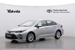 Grey Toyota Corolla 2023 in Vilnius, with an engine capacity of 1.49 L and mileage of 94 thousand km for 19900 €, photo  on AUTOMOTO.COM.LV
