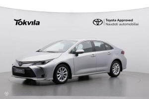 Grey Toyota Corolla 2023 in Vilnius, with an engine capacity of 1.49 L and mileage of 107 thousand km for 19900 €, photo  on AUTOMOTO.COM.LV