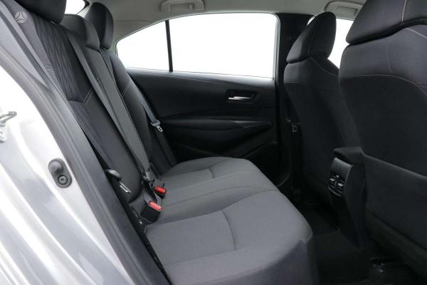 Grey Toyota Corolla 2023 in Vilnius, with an engine capacity of 1.49 L and mileage of 107 thousand km for 19900 €, photo 10 on AUTOMOTO.COM.LV
