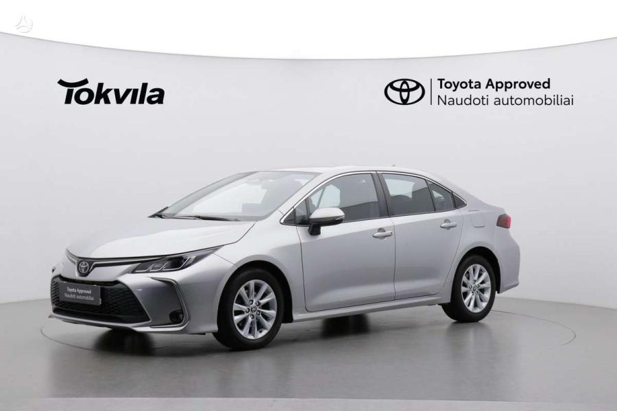 Pelēks Toyota Corolla 2023 Viļņa, ar dzinēja tilpumu 1.49 L un nobraukumu 68 tūkst. km par 19900 €, foto 1 vietnē AUTOMOTO.COM.LV