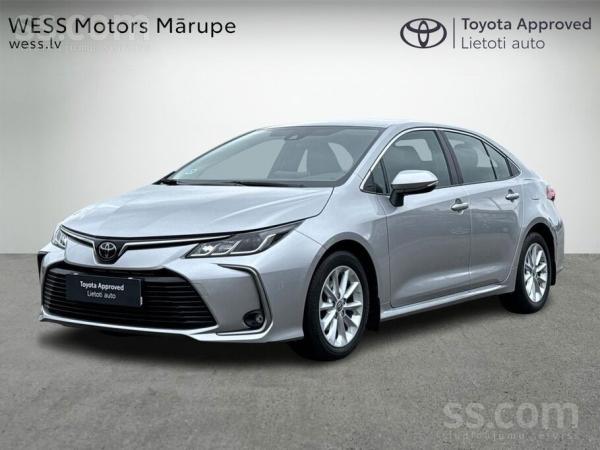 Grey Toyota Corolla 2023 in Riga, with an engine capacity of 1.50 L and mileage of 49 thousand km for 18590 €, photo 1 on AUTOMOTO.COM.LV