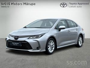 Grey Toyota Corolla 2023 in Riga, with an engine capacity of 1.50 L and mileage of 49 thousand km for 18590 €, photo  on AUTOMOTO.COM.LV