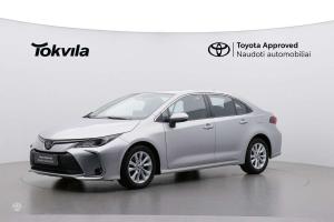 Grey Toyota Corolla 2023 in Vilnius, with an engine capacity of 1.49 L and mileage of 48 thousand km for 19900 €, photo  on AUTOMOTO.COM.LV