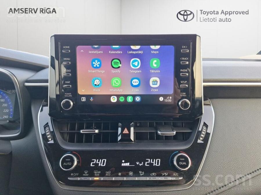 Pelēks Toyota Corolla 2023 Rīga, ar dzinēja tilpumu 1.50 L un nobraukumu 67 tūkst. km par 17900 €, foto 15 vietnē AUTOMOTO.COM.LV
