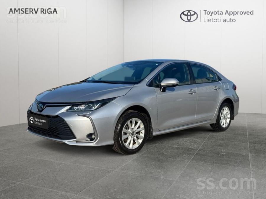 Grey Toyota Corolla 2024 in Riga, with an engine capacity of 1.80 L and mileage of 37 thousand km for 23900 €, photo 1 on AUTOMOTO.COM.LV