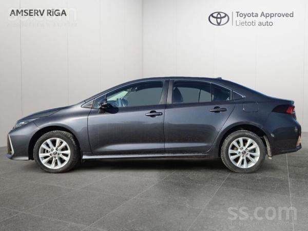 Grey Toyota Corolla 2024 in Riga, with an engine capacity of 1.80 L and mileage of 40 thousand km for 23200 €, photo 4 on AUTOMOTO.COM.LV