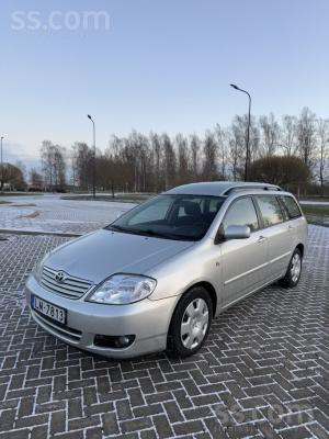 Grey Toyota Corolla 2005 in Tukums, with an engine capacity of 2.00 L and mileage of 240 thousand km for 1690 €, photo 21 on AUTOMOTO.COM.LV
