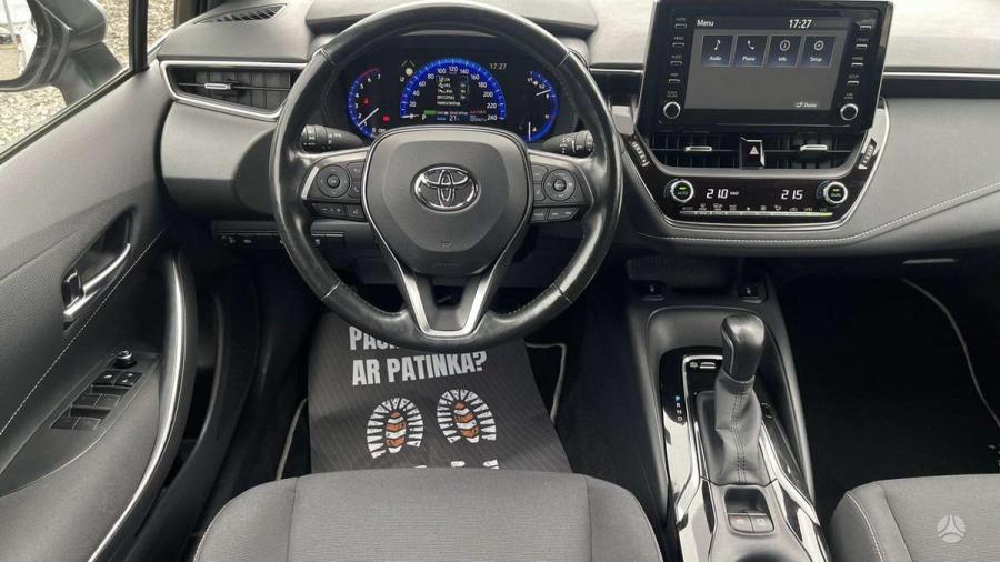 Grey Toyota Corolla 2019 in Marijampole, with an engine capacity of 1.80 L and mileage of 221 thousand km for 13990 €, photo 25 on AUTOMOTO.COM.LV