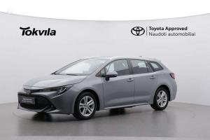 Grey Toyota Corolla 2020 in Vilnius, with an engine capacity of 1.20 L and mileage of 115 thousand km for 14900 €, photo  on AUTOMOTO.COM.LV