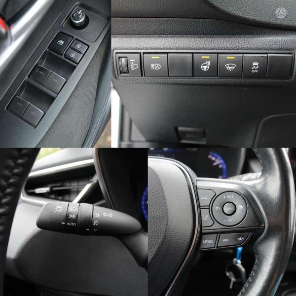 Grey Toyota Corolla 2021 in Vilnius, with an engine capacity of 1.20 L and mileage of 144 thousand km for 13950 €, photo 8 on AUTOMOTO.COM.LV