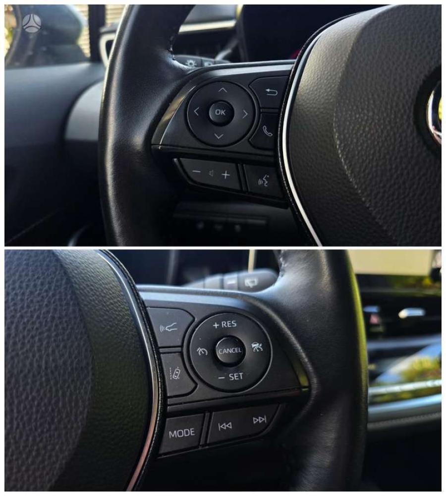 Grey Toyota Corolla 2021 in Vilnius, with an engine capacity of 1.20 L and mileage of 190 thousand km for 15900 €, photo 24 on AUTOMOTO.COM.LV