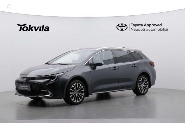 Pelēks Toyota Corolla 2023 Viļņa, ar dzinēja tilpumu 1.80 L un nobraukumu 36 tūkst. km par 27900 €, foto 1 vietnē AUTOMOTO.COM.LV